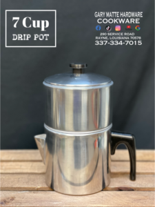 7 Cup Drip Pot - Gary Matte Hardware