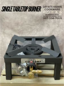 Tabletop Burners - Gary Matte Hardware