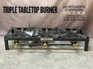 Tabletop Burners - Gary Matte Hardware