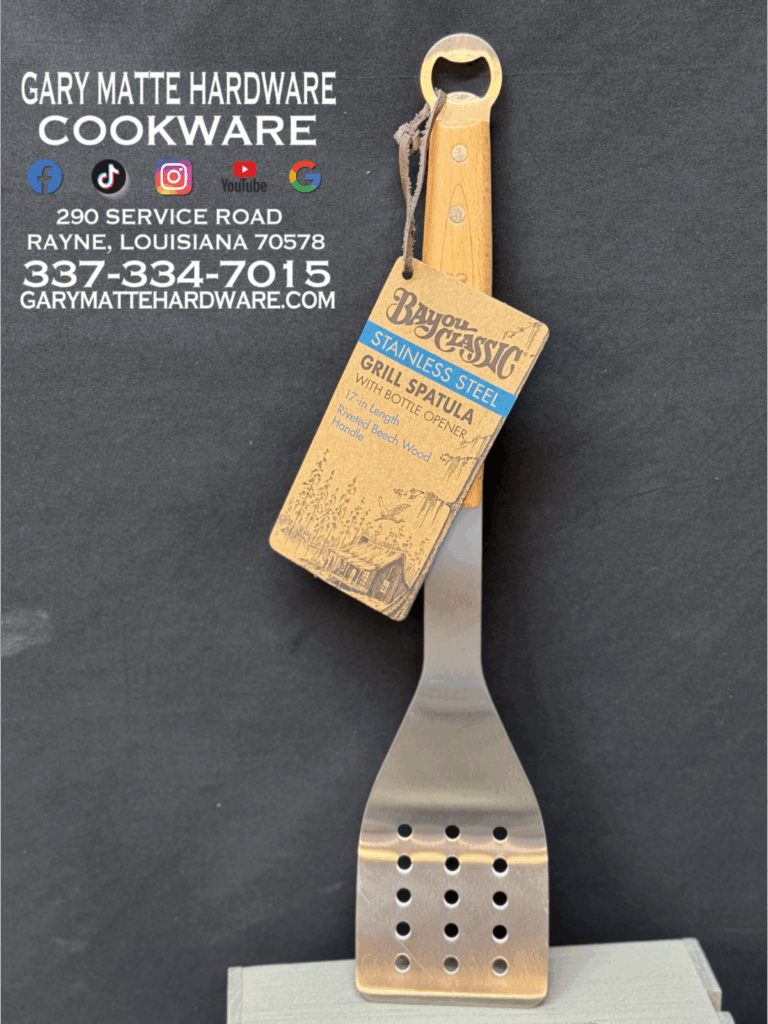 Grill Spatula With Bottle Opener - Gary Matte Hardware
